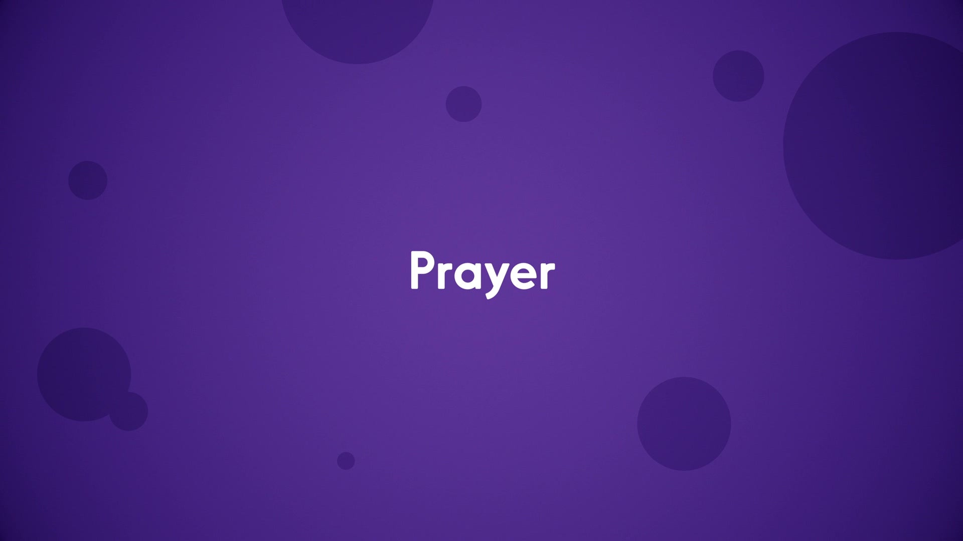 Floating Circles Prayer Motion | Shift Worship