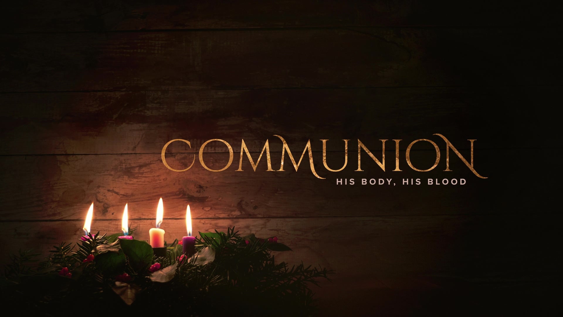 Simple Advent Communion Still | Shift Worship