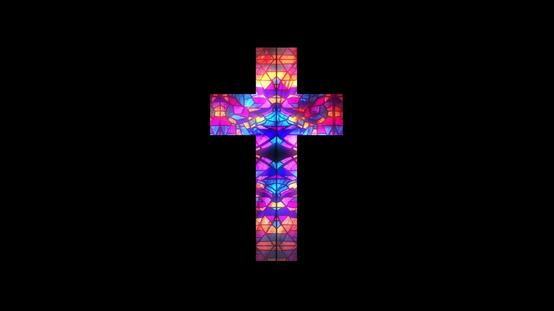 Modern Glass Cross Still | Shift Worship