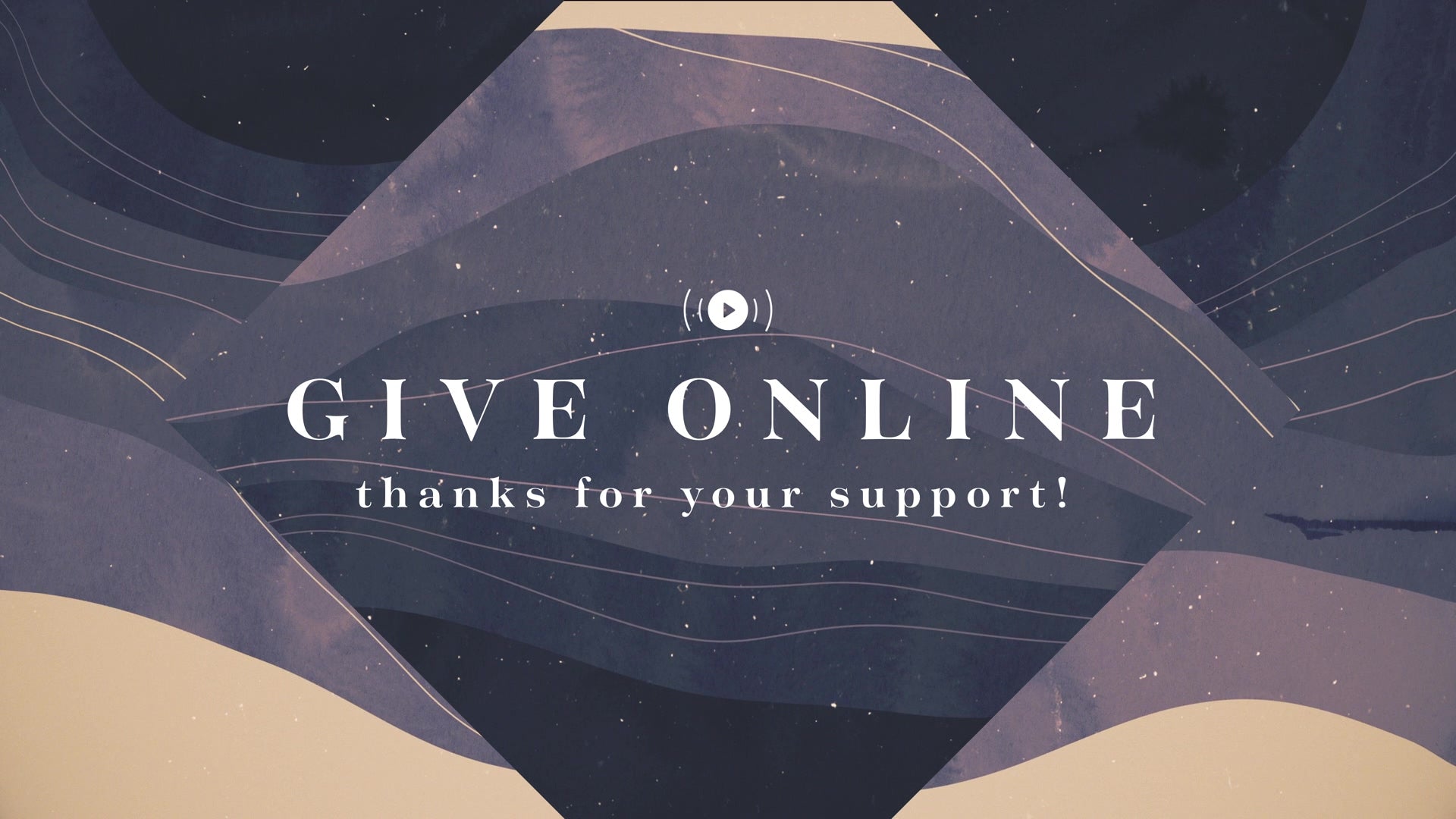 Holy Week Waves Give Stream Still | Shift Worship