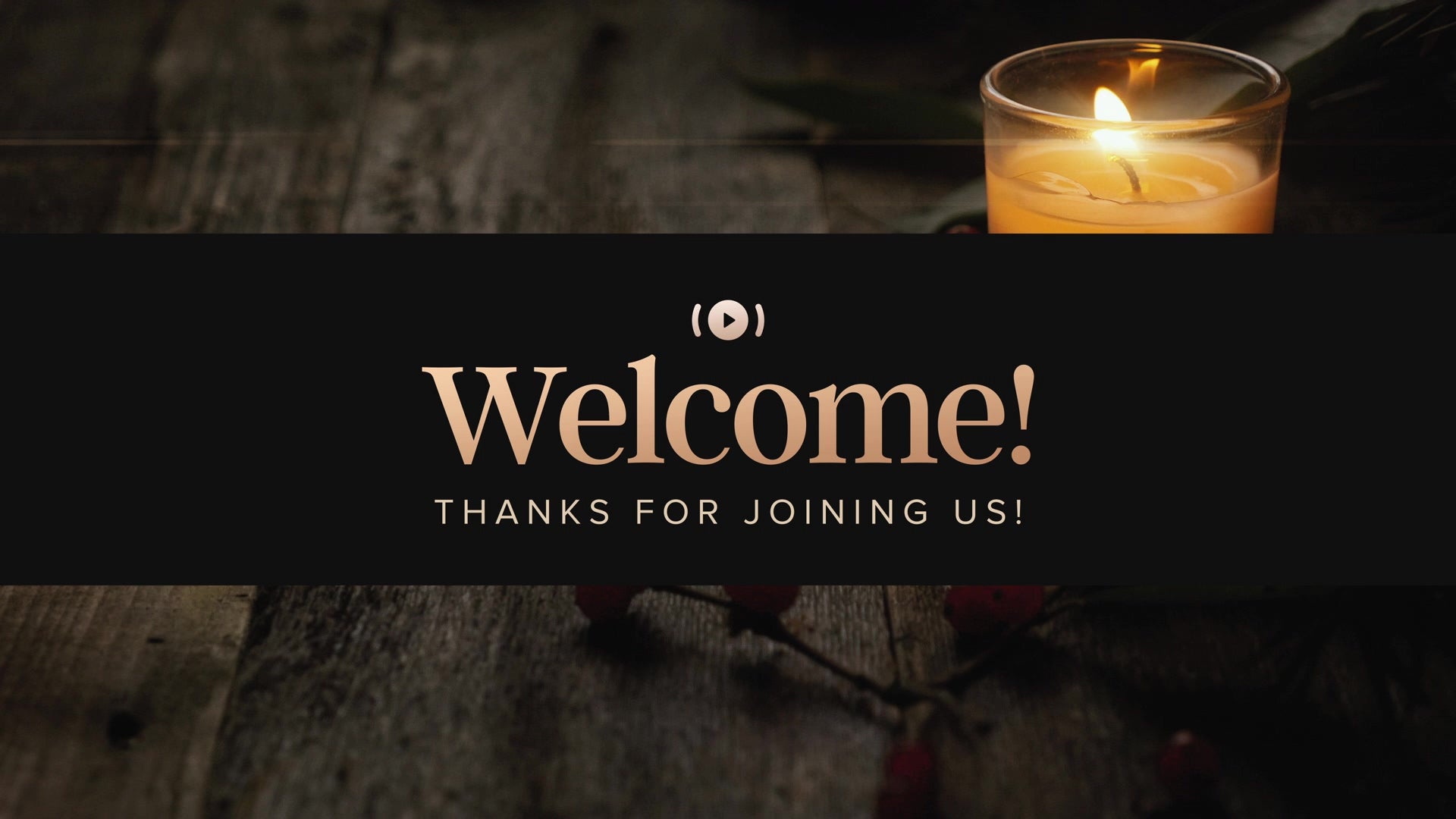 Cozy Advent Welcome Stream Motion | Shift Worship