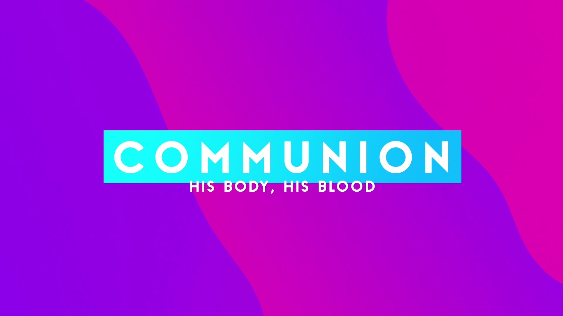 Vibrant Gradients Communion Motion | Shift Worship