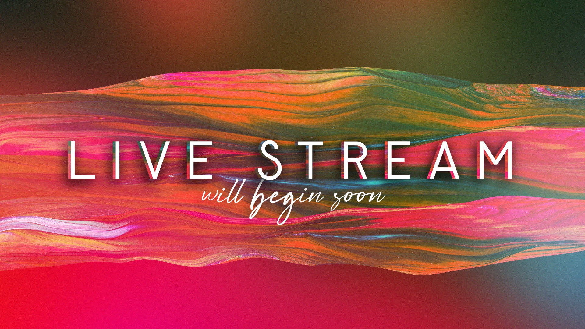 Gradient Paint Live Stream Still | Shift Worship
