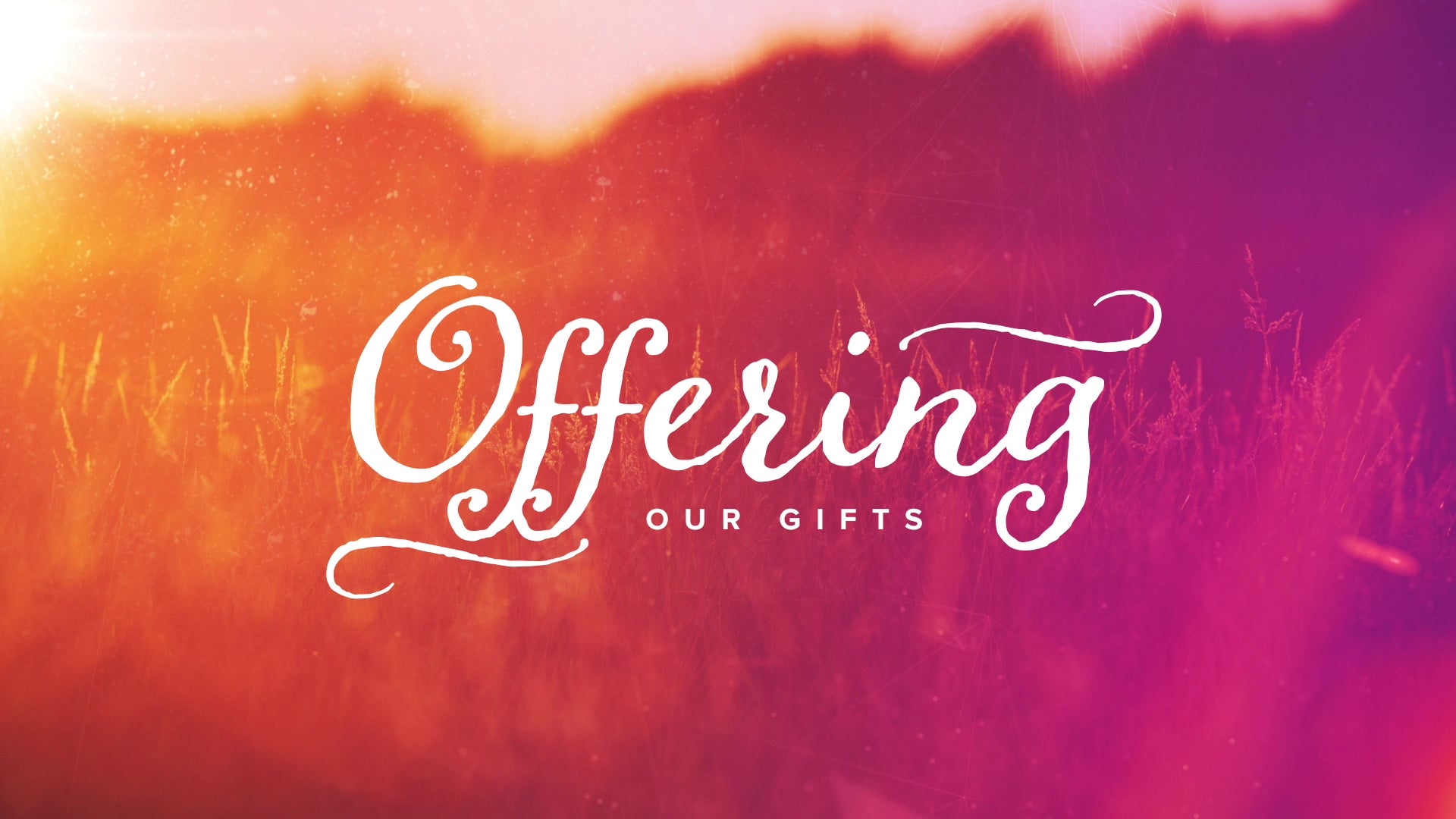 Natural Light Offering Motion | Shift Worship