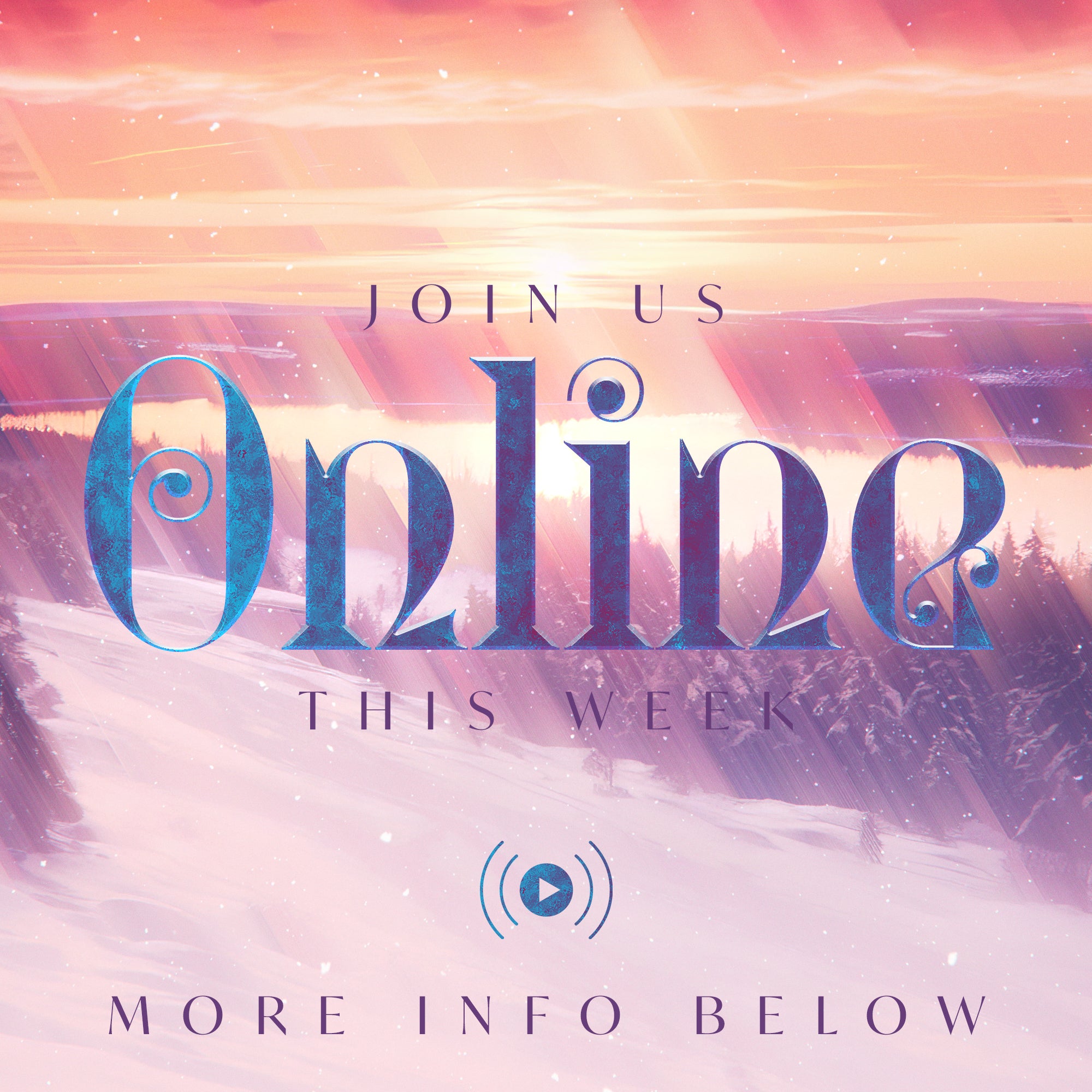 Holiday Visions Online | Editable Social Media Graphic | – Shift Worship