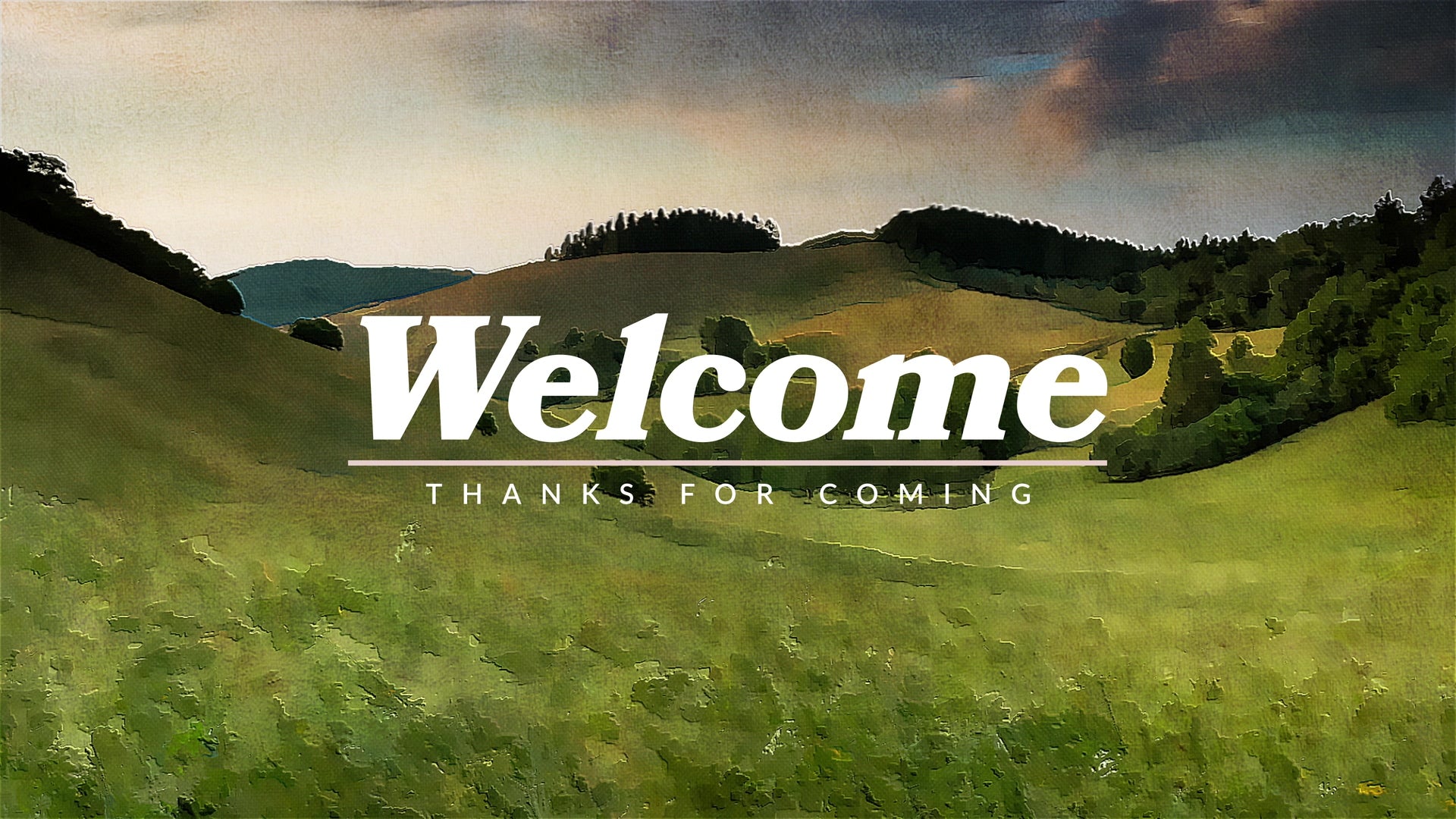 Painted Nature Welcome Motion | Shift Worship