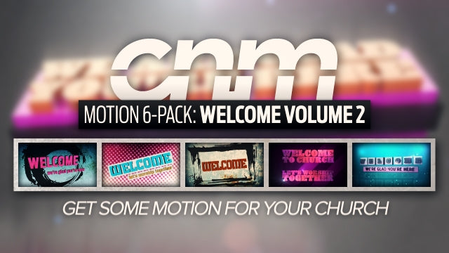 Motion 6 Pack: Welcome Vol. 2 Collection | Shift Worship