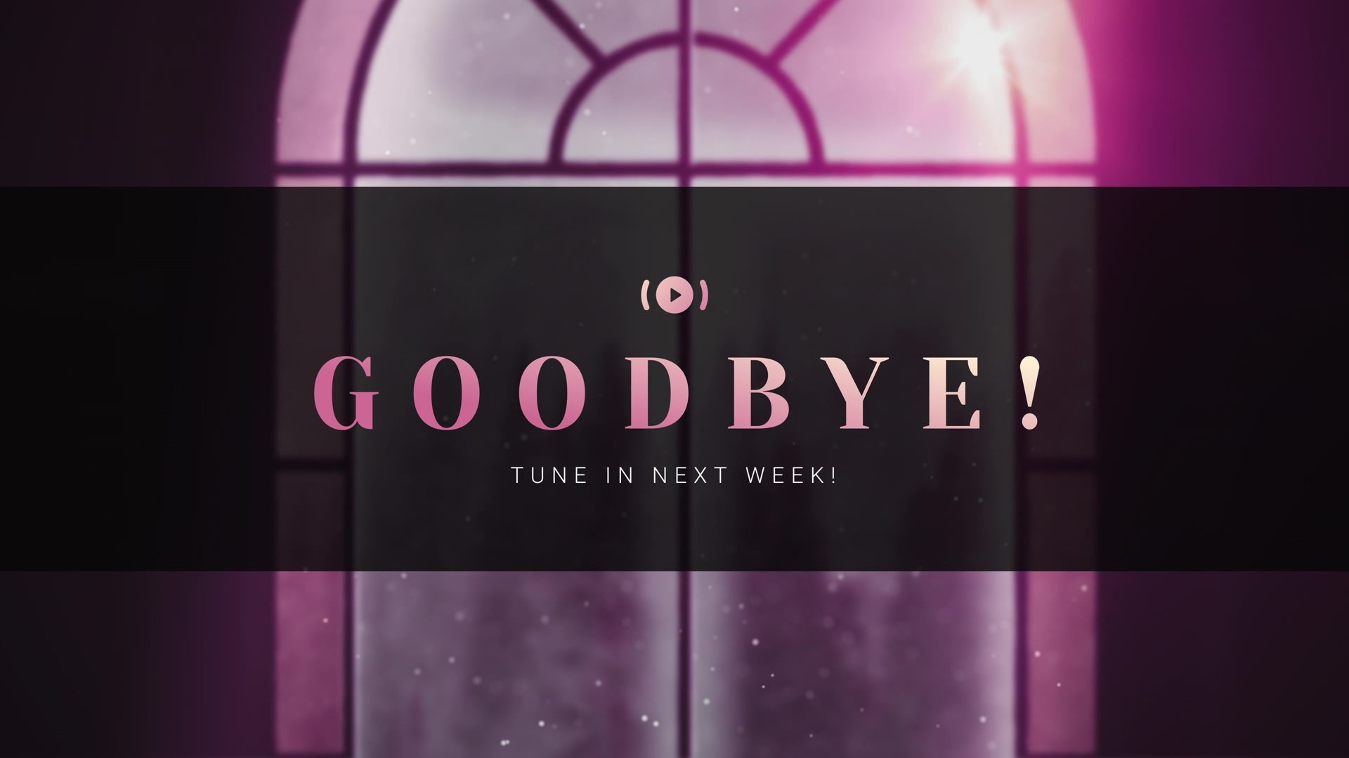 Winter Windows Exit Stream Still | Shift Worship