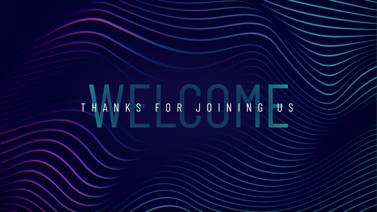 Retro Wave Welcome Still | Shift Worship
