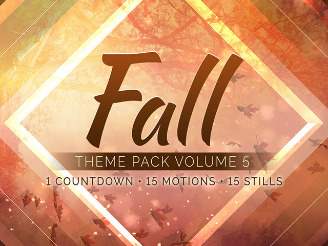 Fall Theme Pack Volume 5 Collection | Shift Worship