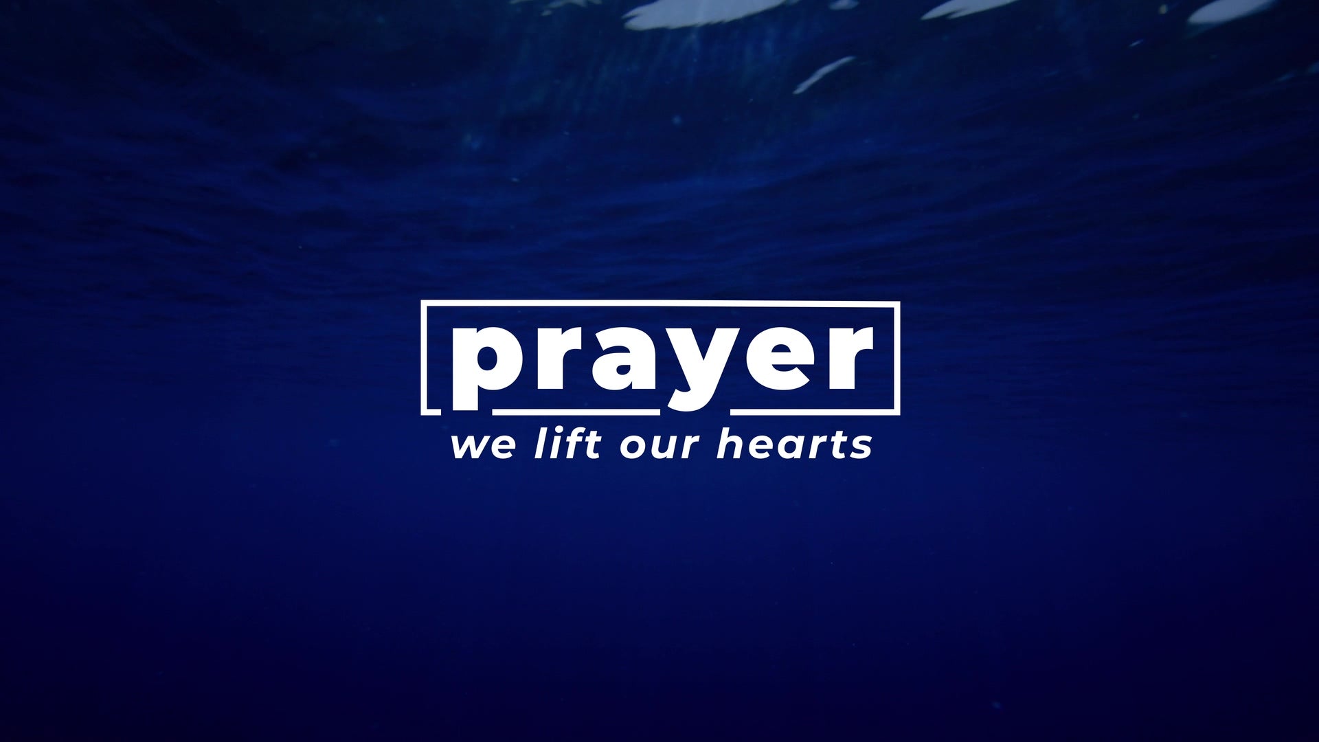 Underwater Prayer Still | Shift Worship