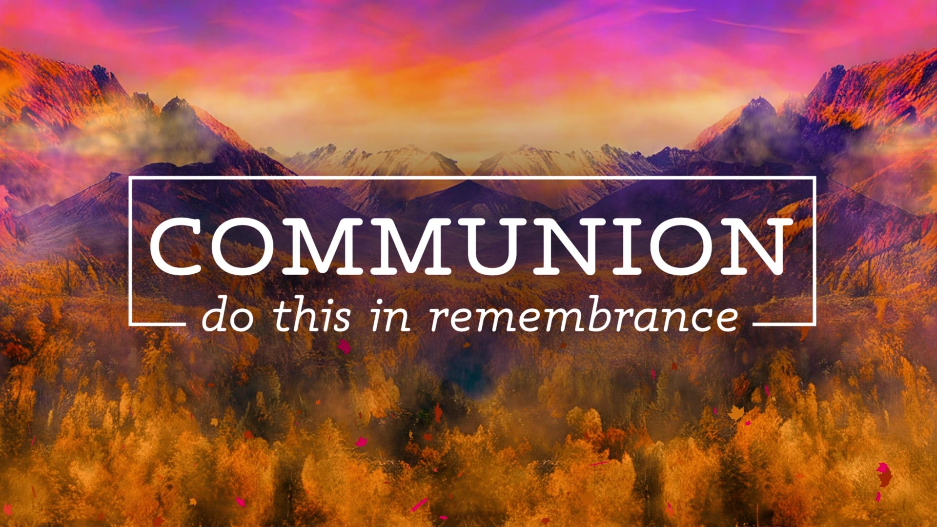 Surreal Fall Communion Still | Shift Worship