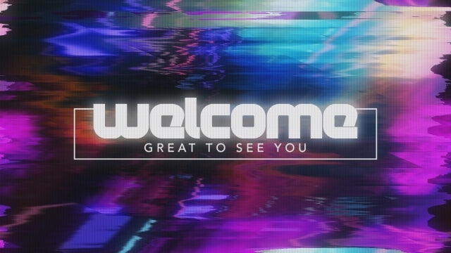 Retro Glitch Welcome 01 Motion | Shift Worship