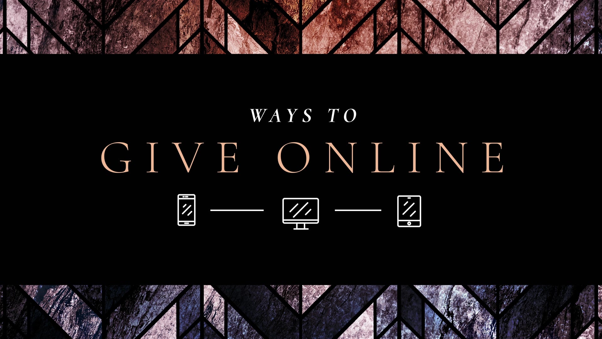 Simple Stained Glass Give Stream Still | Shift Worship