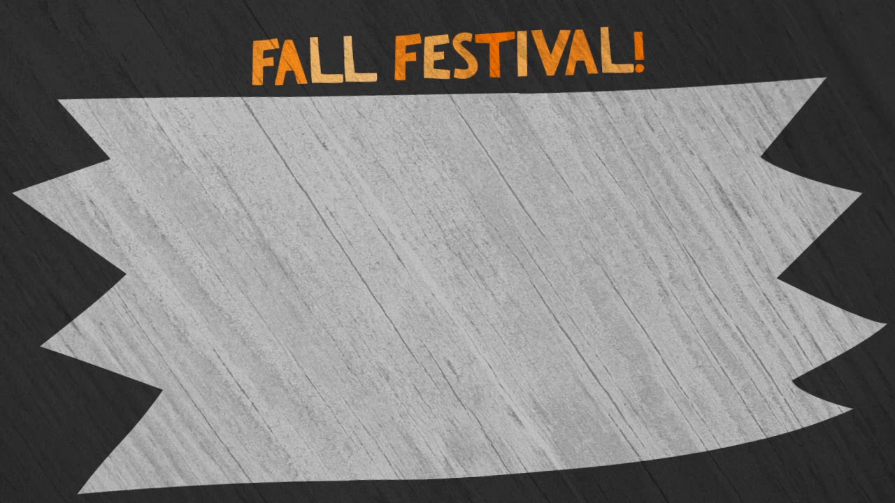 Cute Fall Festival Title Still | Shift Worship
