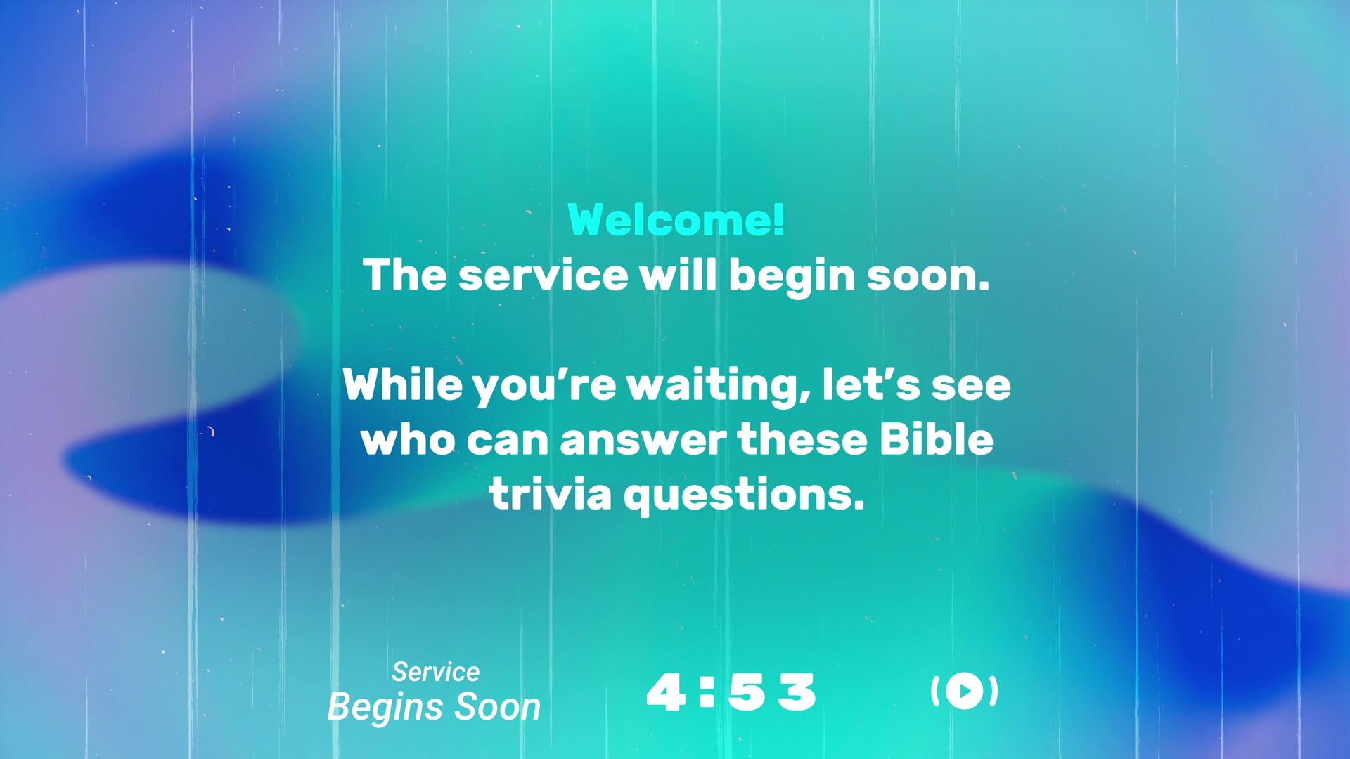 Soft Gradients Trivia Countdown Video | Shift Worship