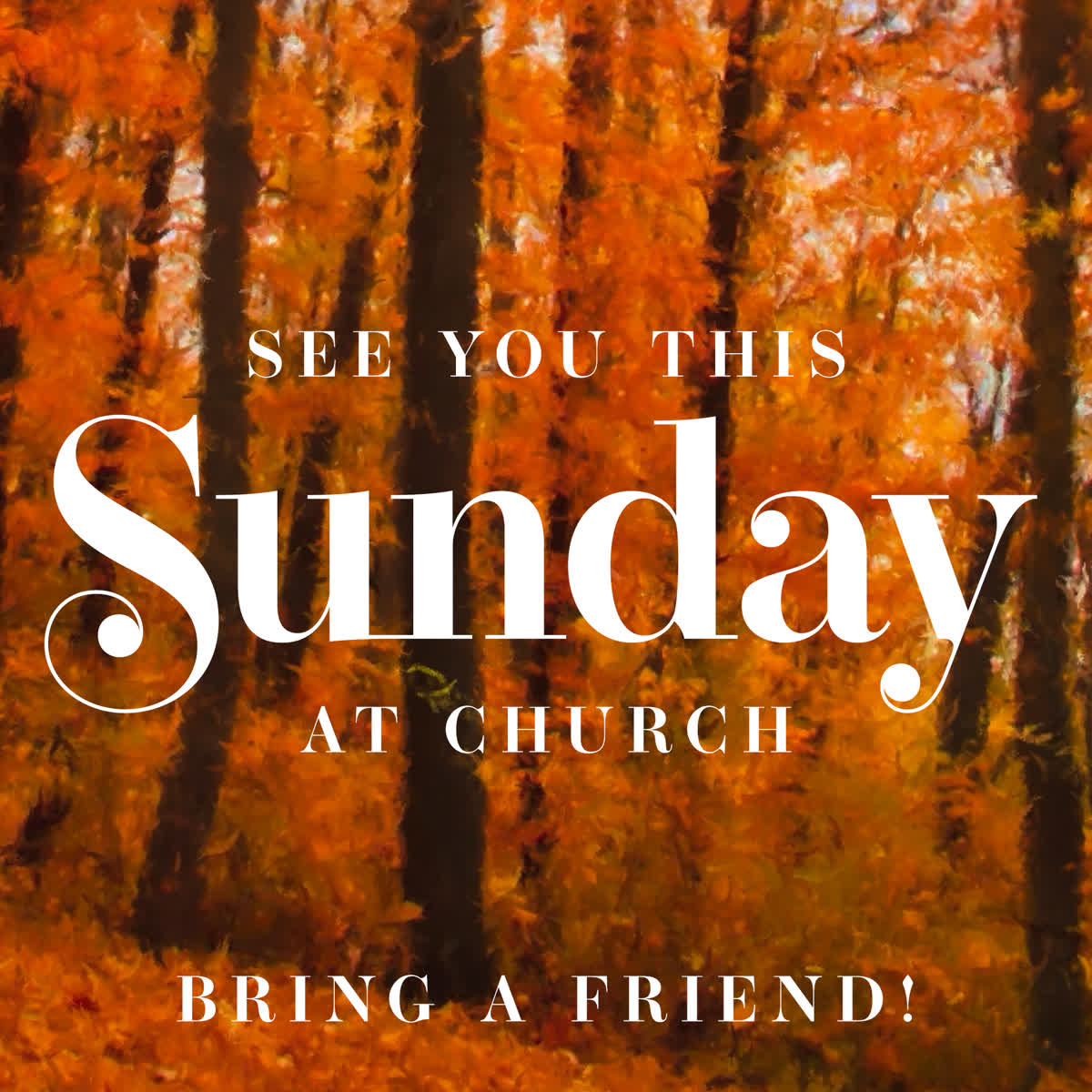 Autumn Vibes Sunday | Social Media Graphic | – Shift Worship