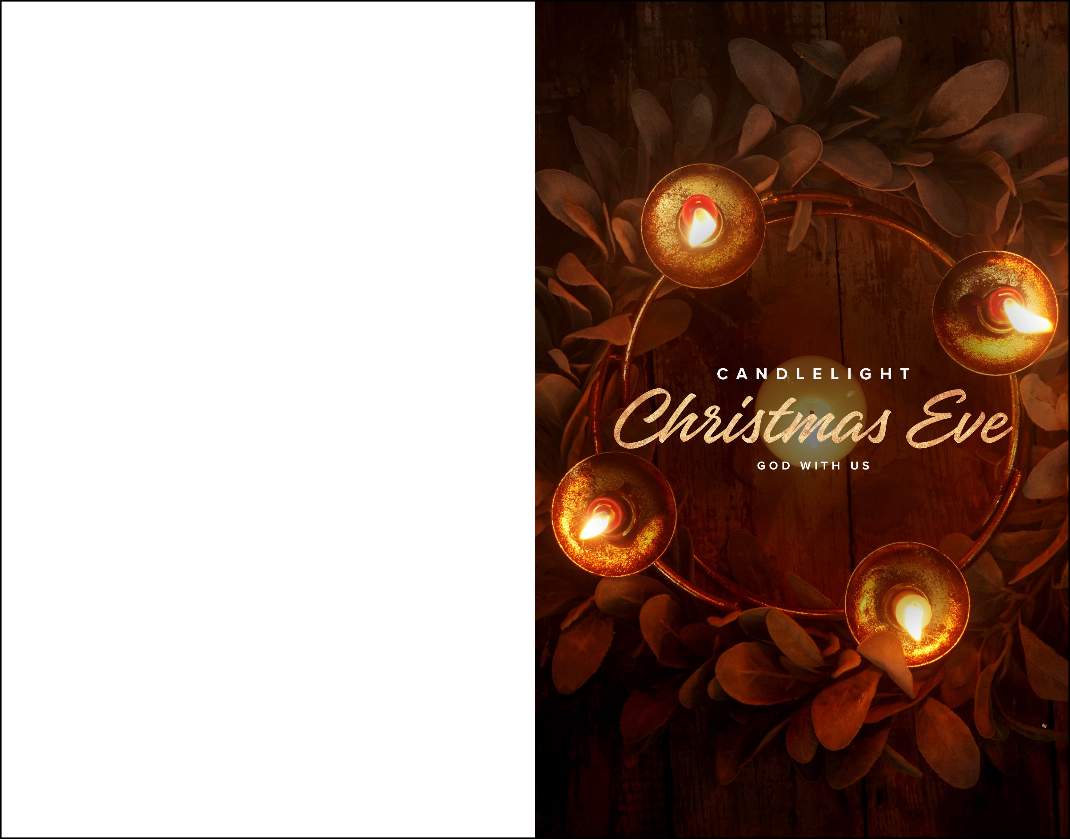 Advent Gold Bulletin Printable | Shift Worship