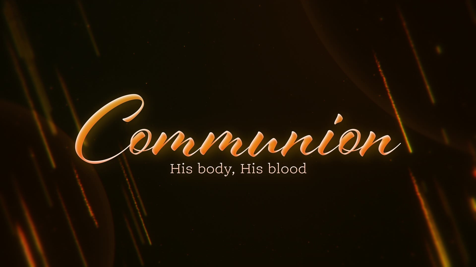 Epiphany Streaks Communion Motion | Shift Worship