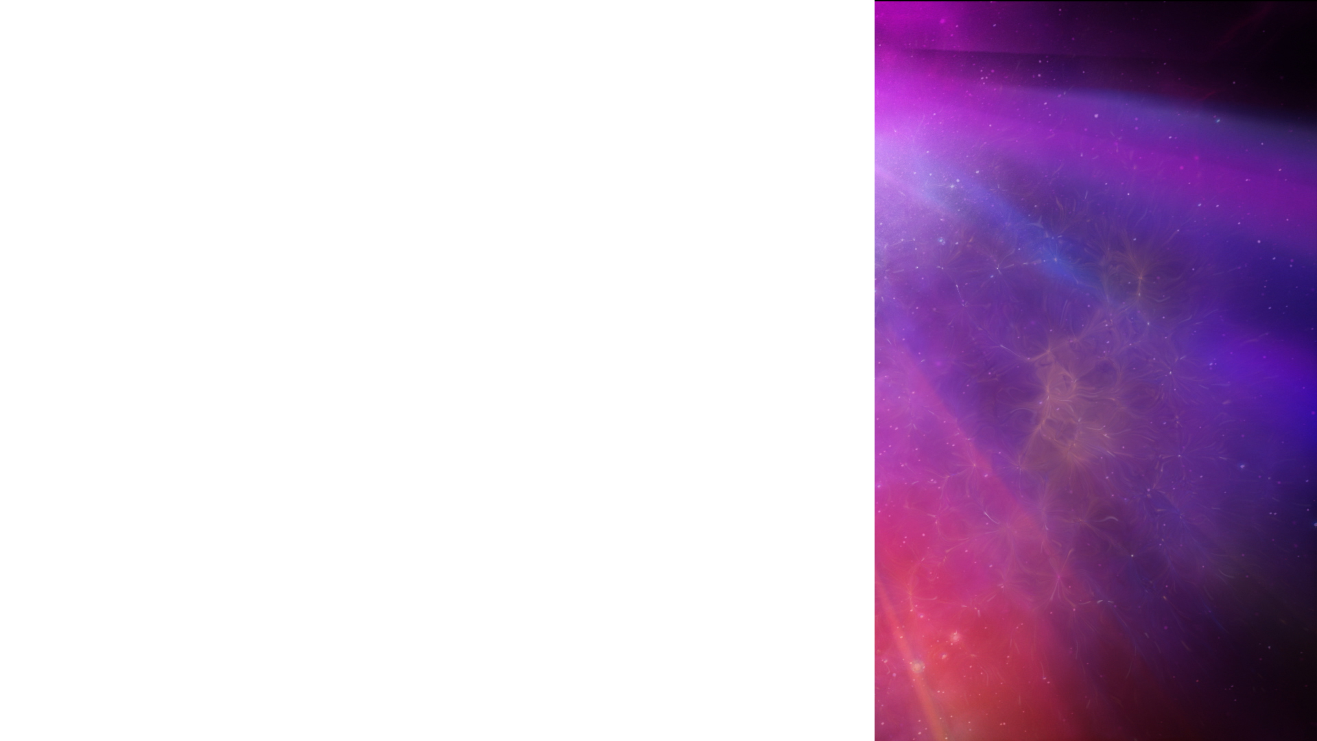 Universe Glow Lower Third Right Blank Still | Shift Worship