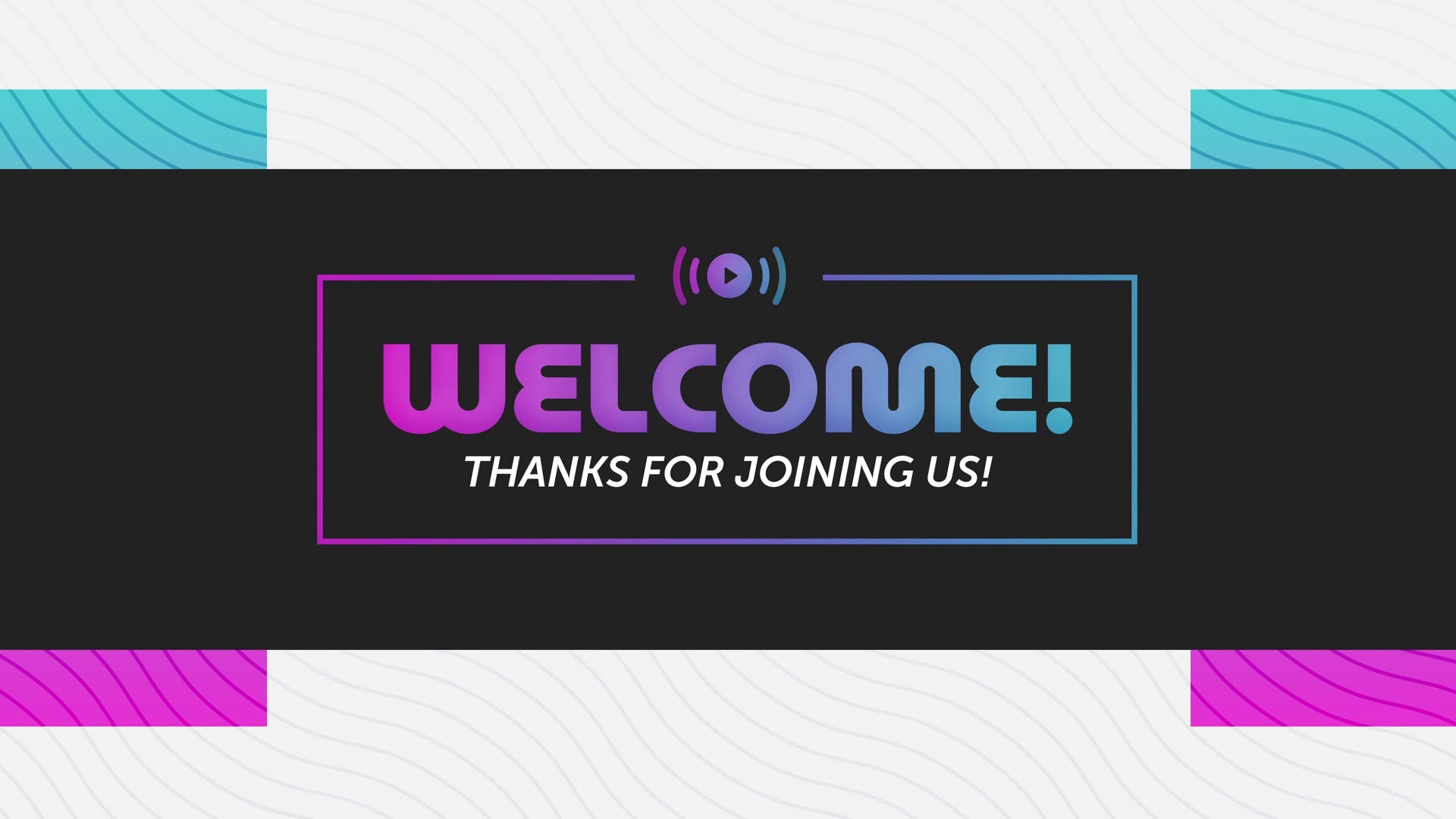 Line Art Welcome Stream Motion | Shift Worship