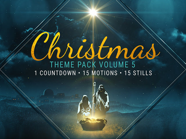 Christmas Theme Pack Volume 5 Collection | Shift Worship