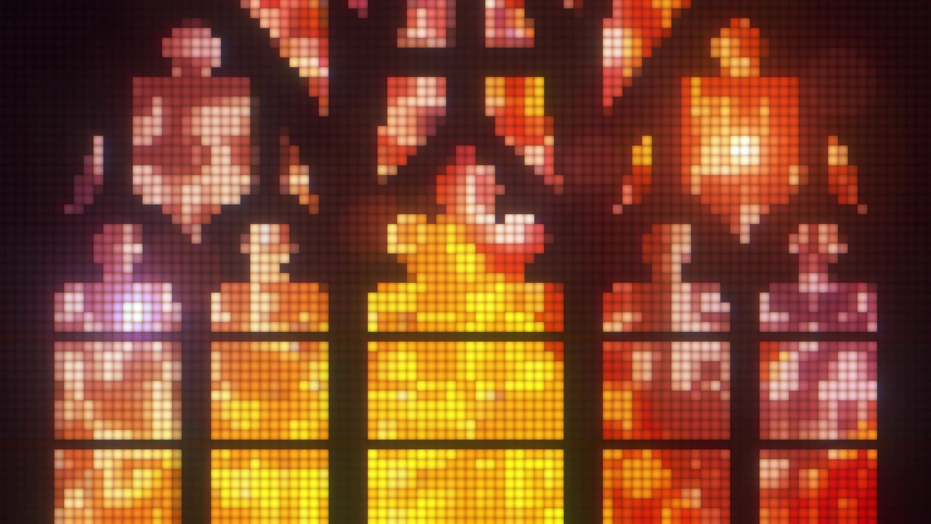 Pixel Glass Gold Still | Shift Worship