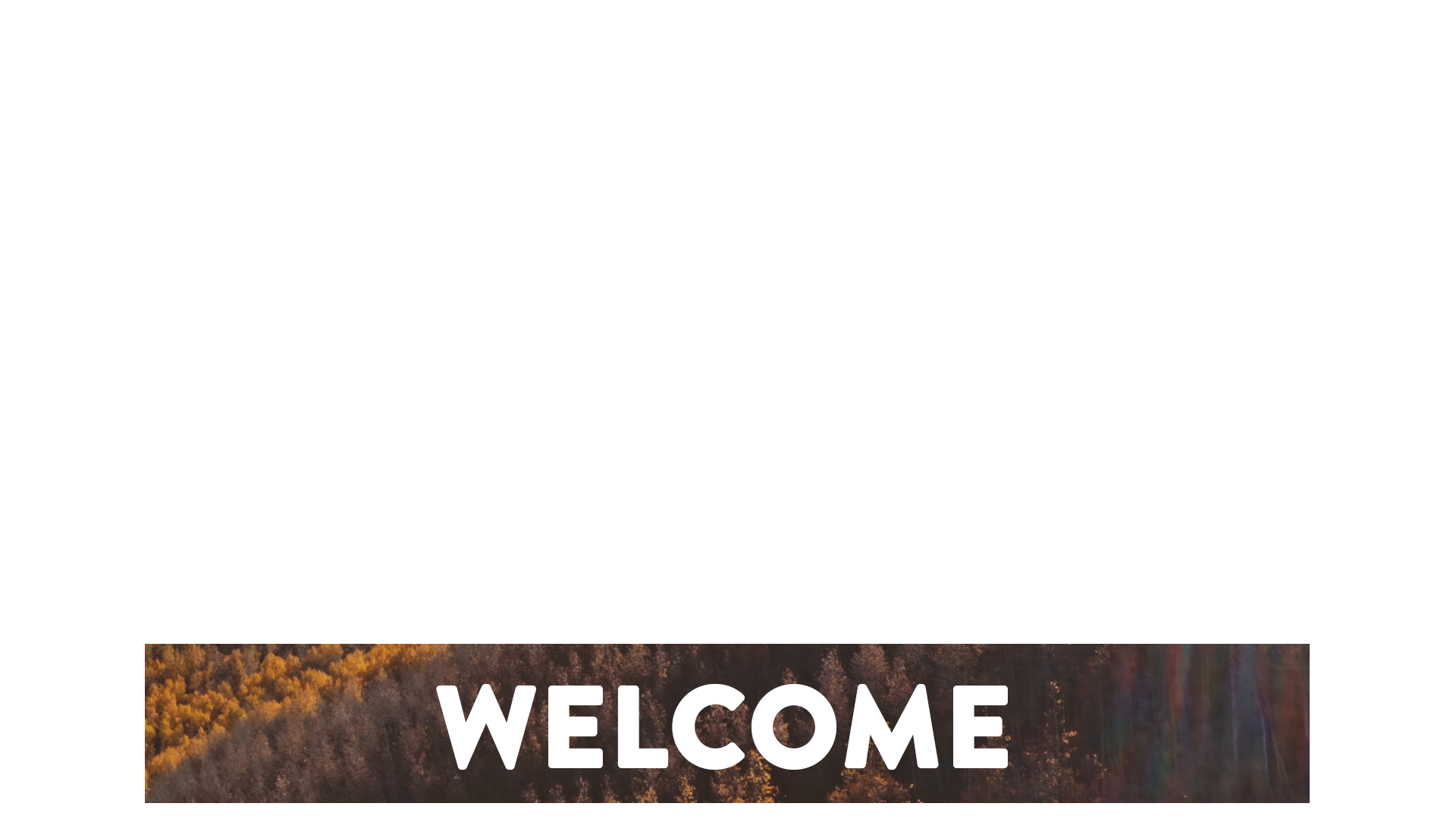Mountain Sky Lower Third Welcome Still | Shift Worship