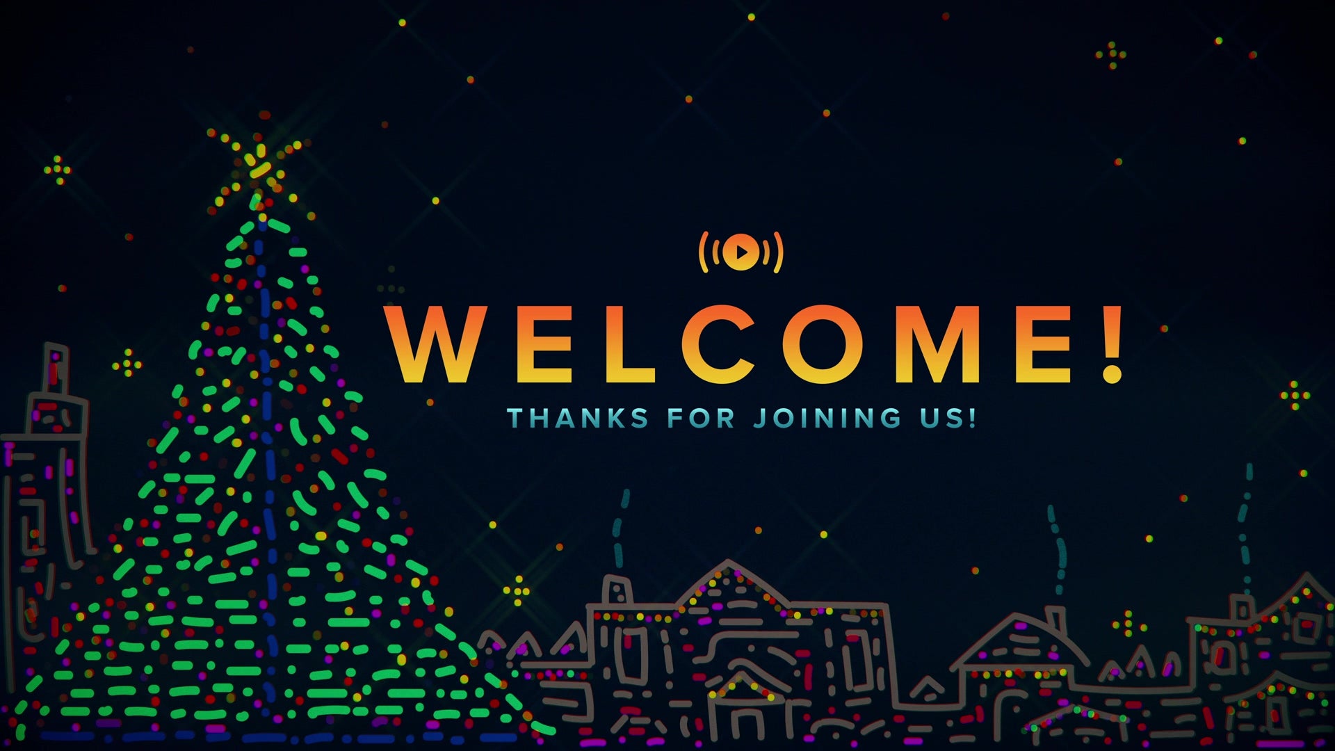 Christmas In Lights Welcome Stream Still | Shift Worship