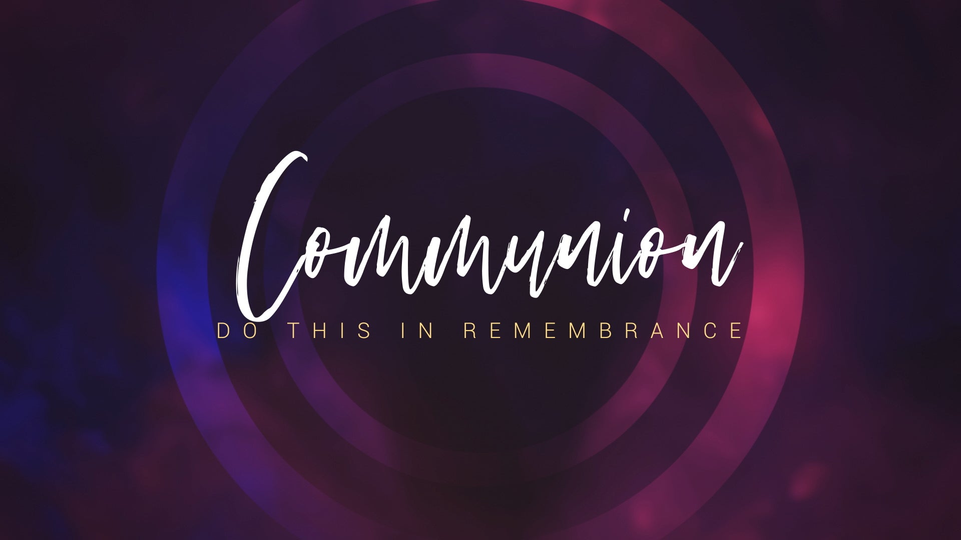 Infinity Communion Still | Shift Worship