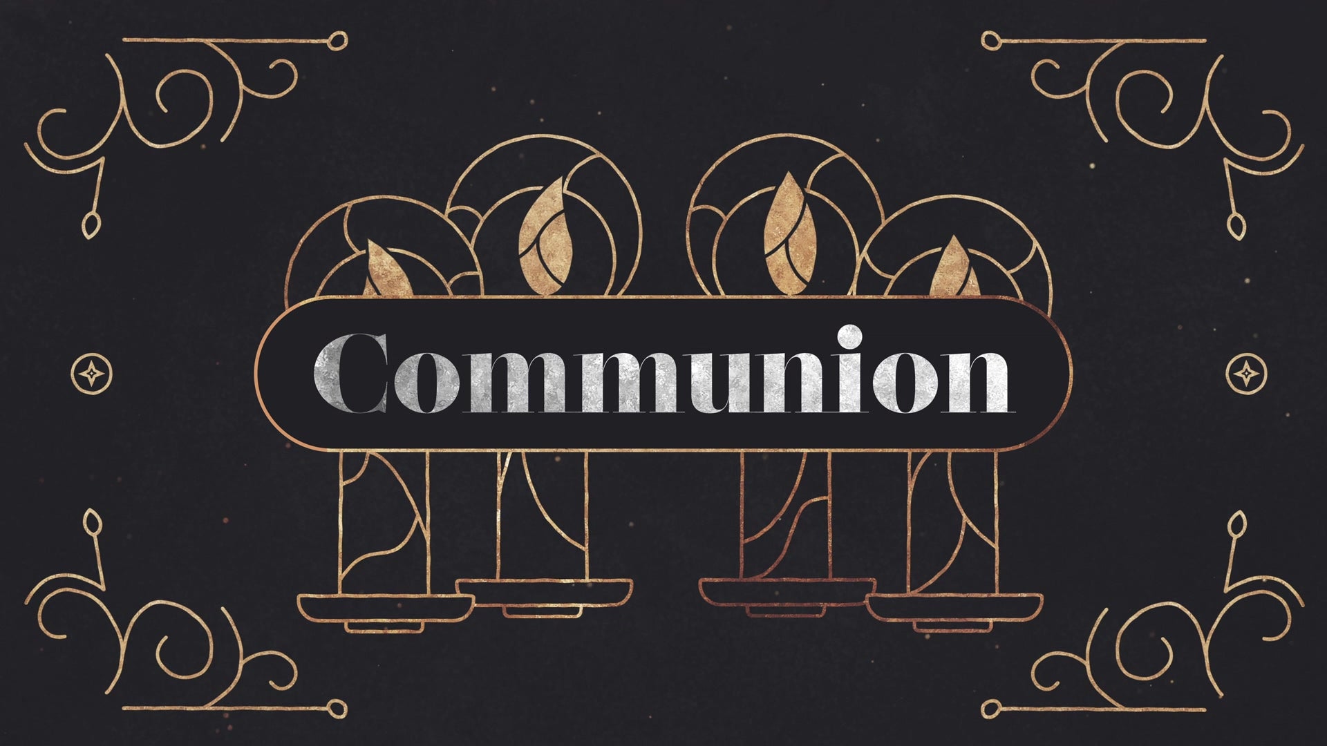 Advent Glitter Communion Still | Shift Worship