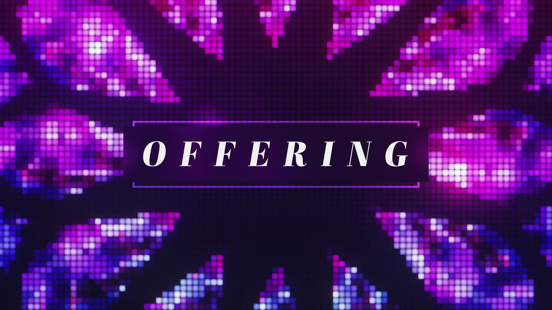 Pixel Glass Offering Still | Shift Worship