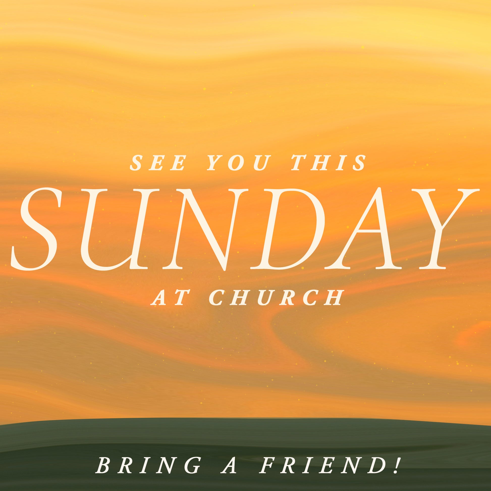 Liquify Sunday | Editable Social Media Graphic | Still – Shift Worship