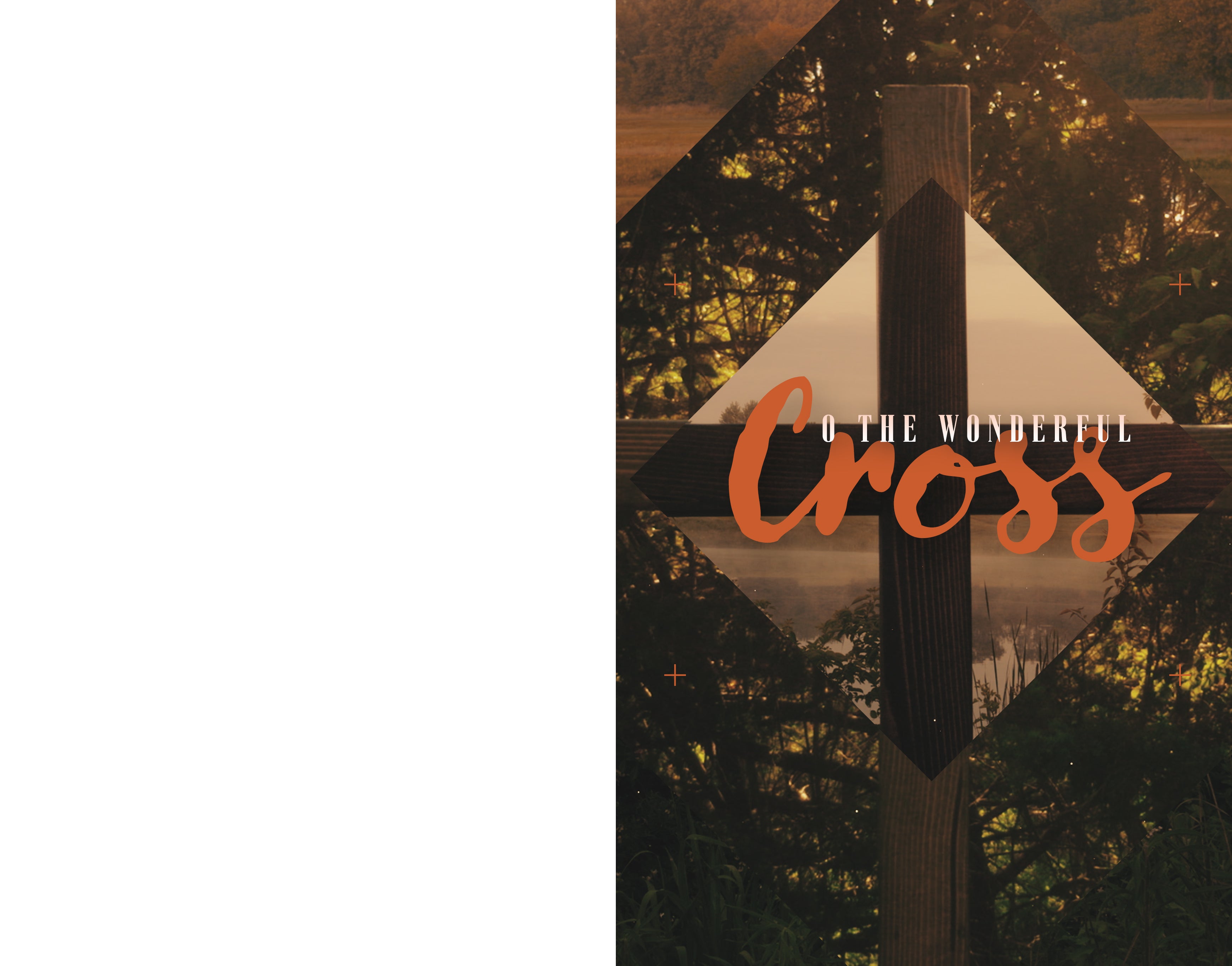 Nature Cross 8.5x11 Bulletin Printable | Shift Worship