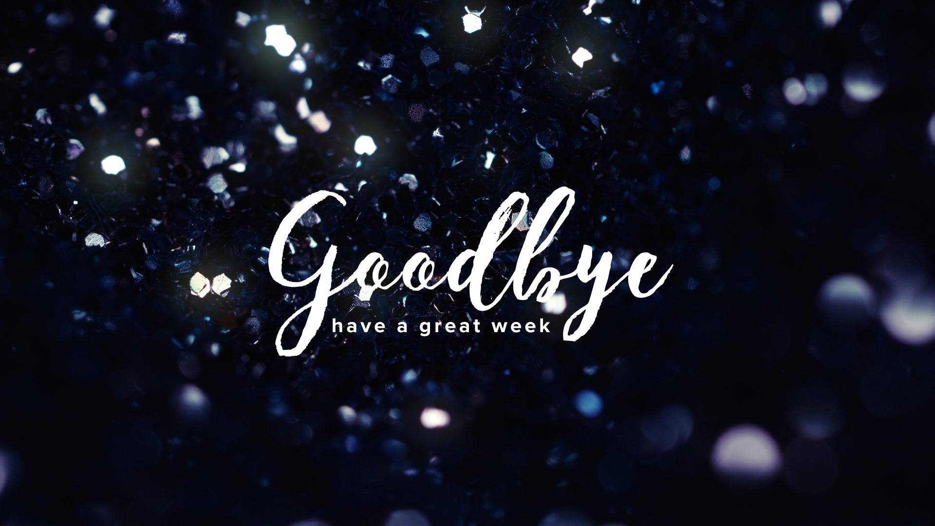 Glitter Light Goodbye Motion | Shift Worship