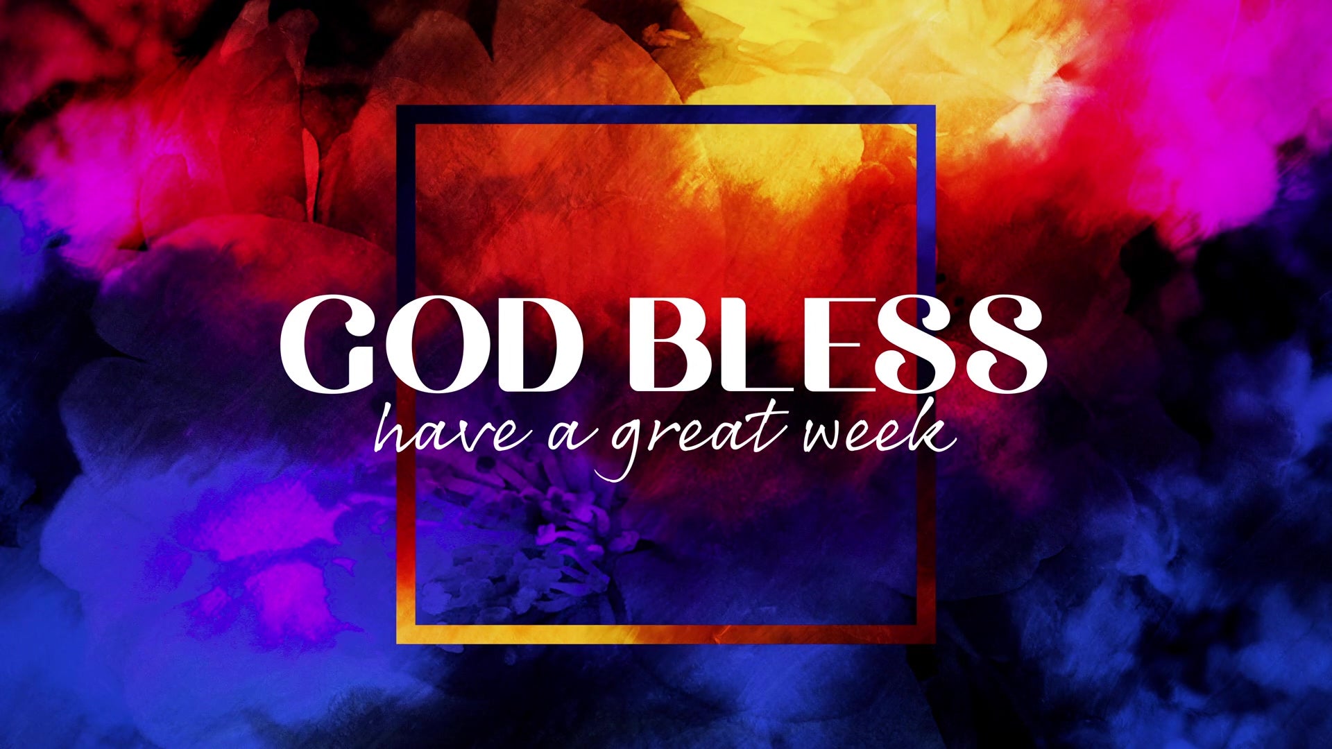 Cnm Painted Flowers God Bless | Motion | – Shift Worship