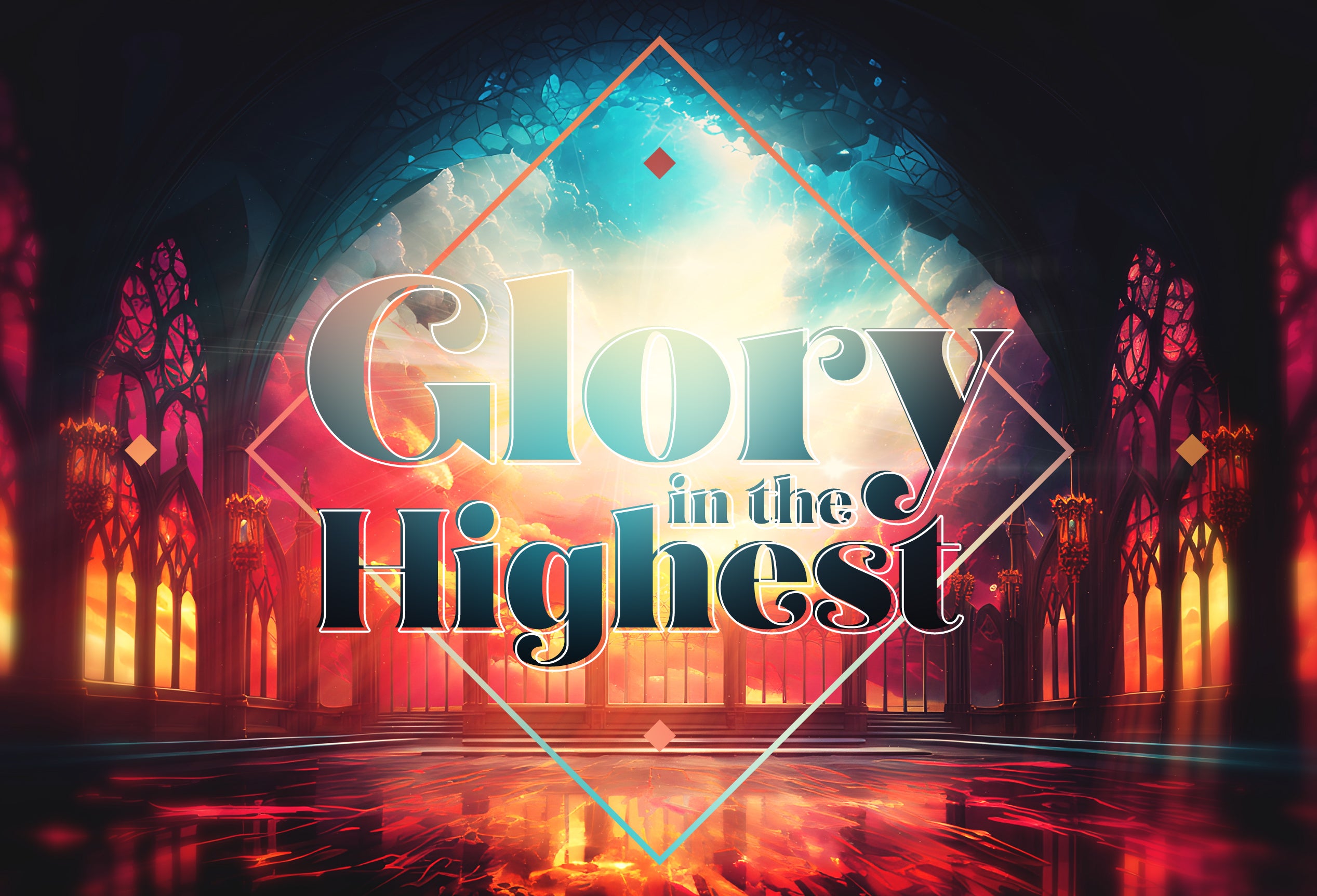 Cathedral Glass 8X5 Postcard Printable | Shift Worship