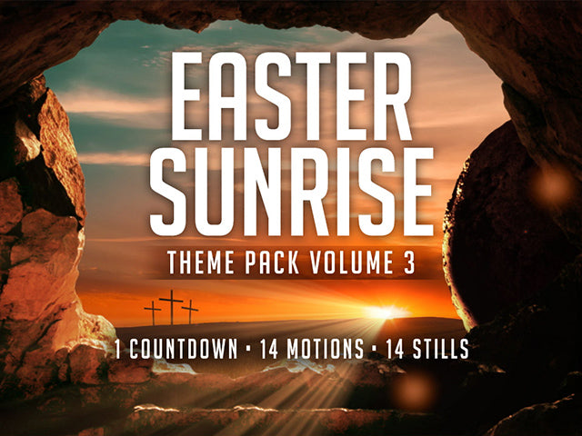 Easter Sunrise Theme Pack Volume 3 Collection | Shift Worship